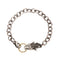 Reign Lion Head Sterling Silver Chain Bracelet | Allison Bartline