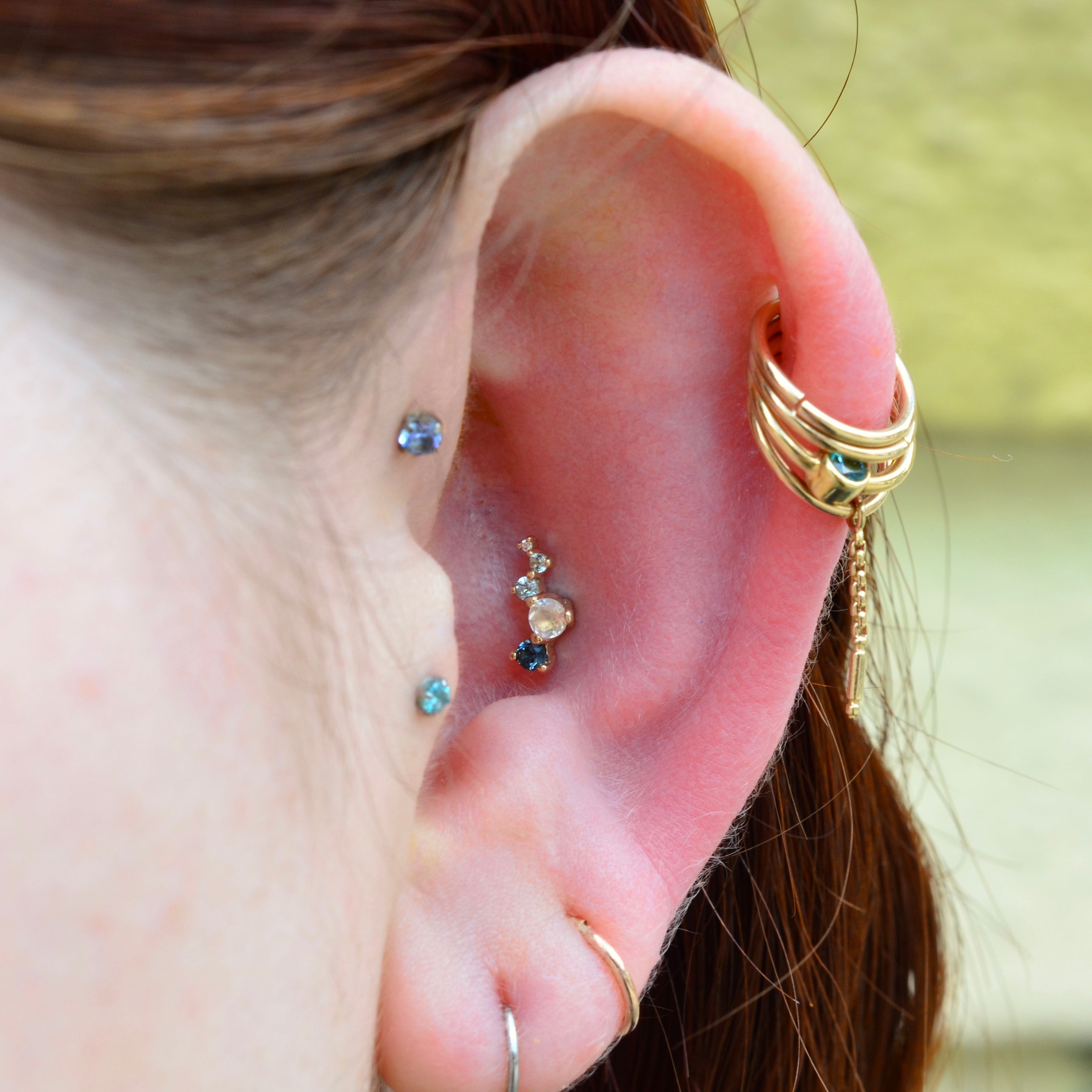 BVLA x Fiat Lux Ripple Flat Back Piercing Stud