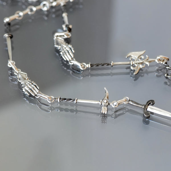 Armory Chain | Medieval Weapons Sterling Silver Necklace