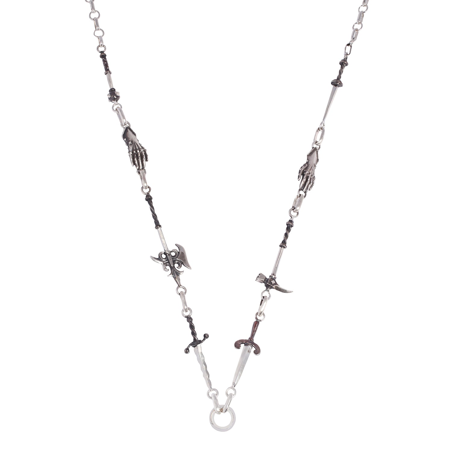Armory Chain | Medieval Weapons Sterling Silver Necklace