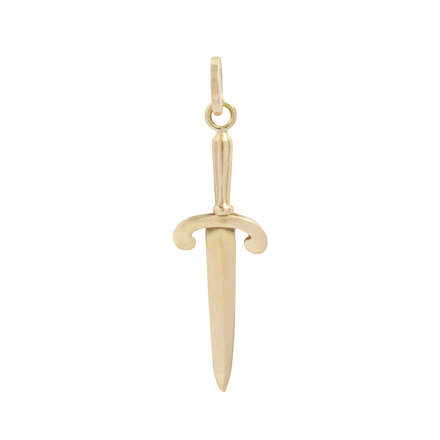 Parrying Dagger Charm 14K Yellow Gold