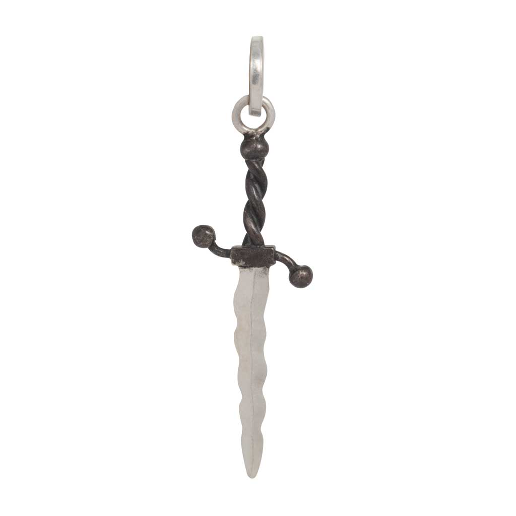 Wavy Dagger Charm