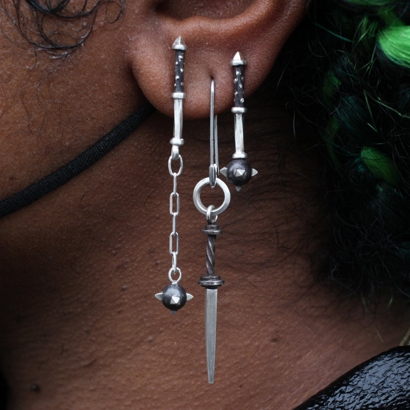 Morningstar Chain Earring